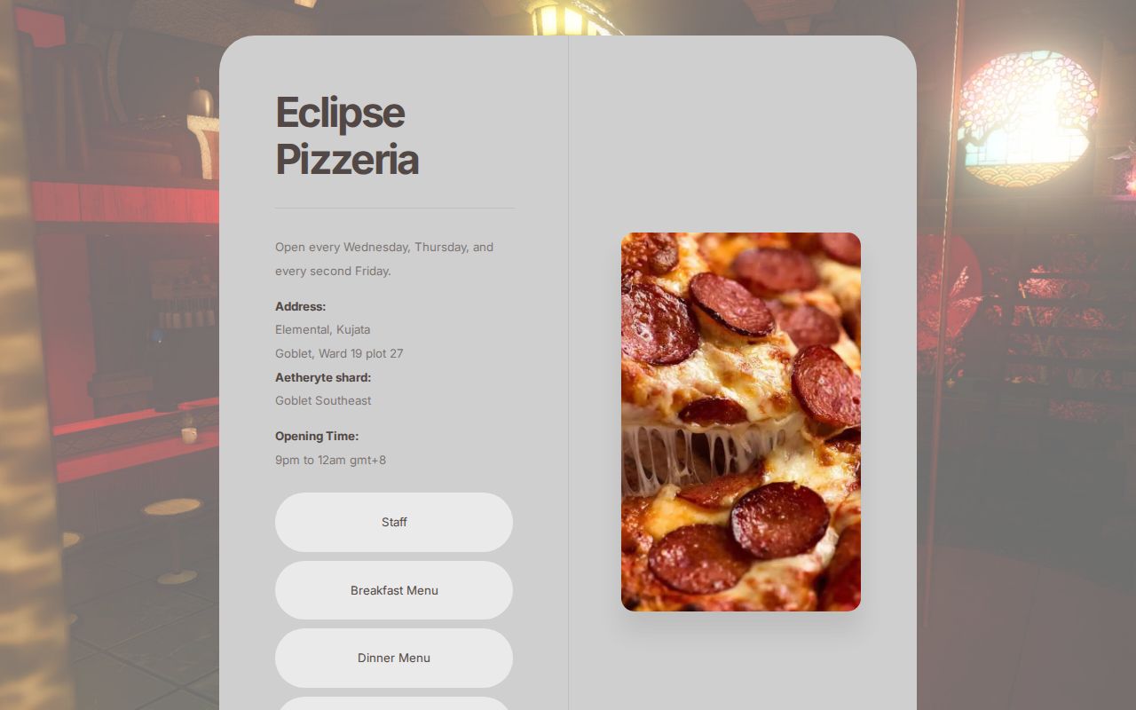 Eclipse Pizzeria